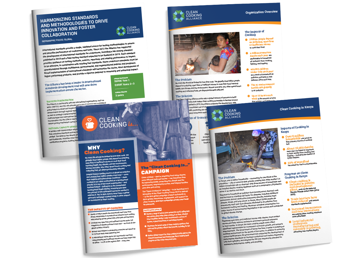 Clean Cooking Alliance | Tangible Designs